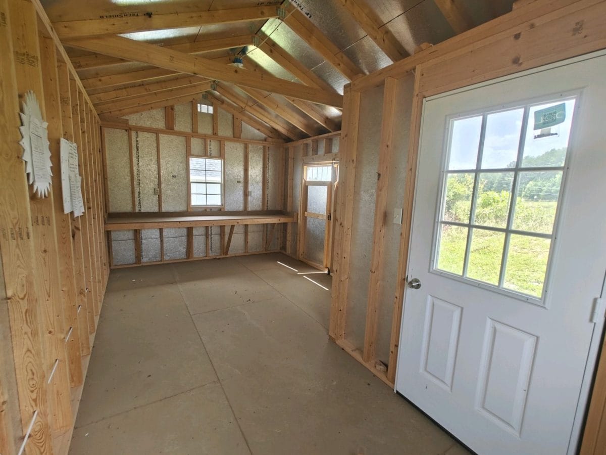 12x20 Side Porch Cabin (42380) - Southern Backyard Living: Portable ...
