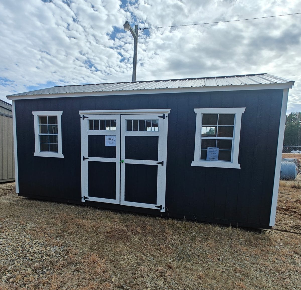 10x20 Side A-Frame Shed (53040) - Southern Backyard Living: Portable ...
