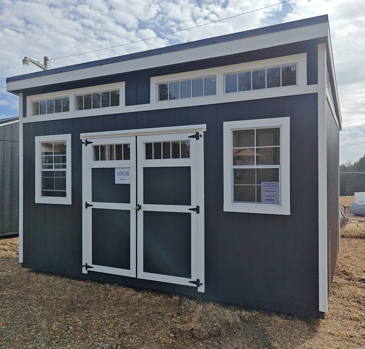 10x16 Modern Shed (53041) - Southern Backyard Living: Portable ...