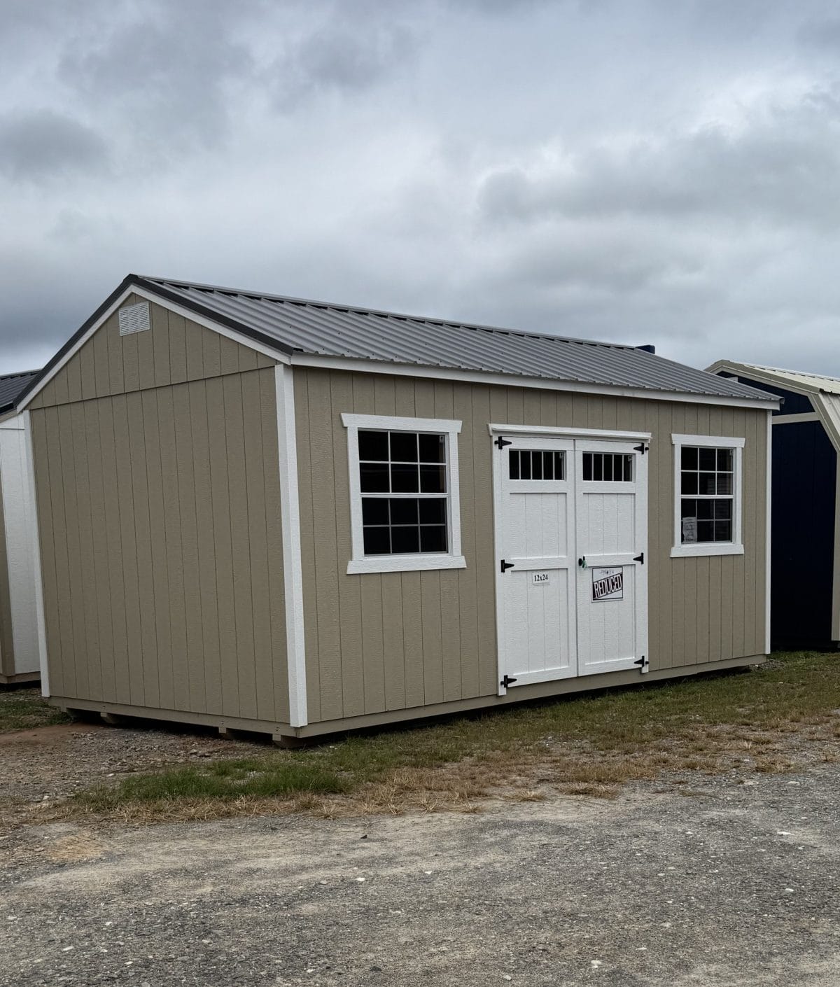 12x20 Side A-Frame Shed (55748) - Southern Backyard Living: Portable ...