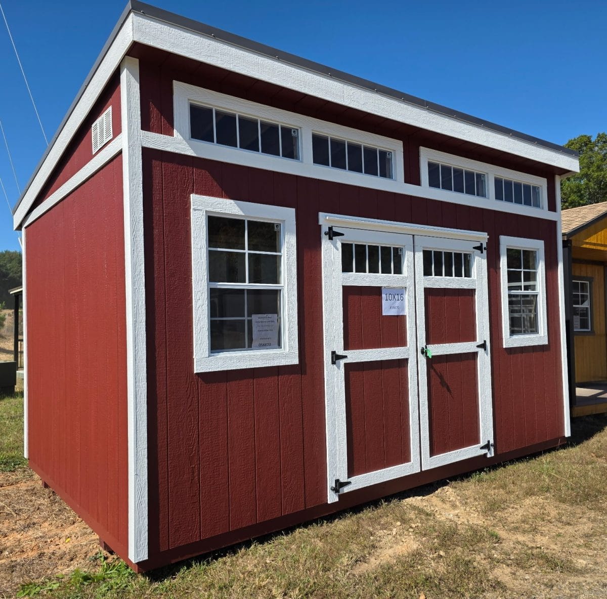 10x16 Modern Shed (56670) - Southern Backyard Living: Portable ...