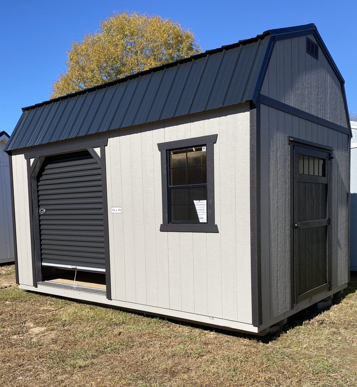 10x16 Lofted Barn Shed (56860) - Southern Backyard Living: Portable ...